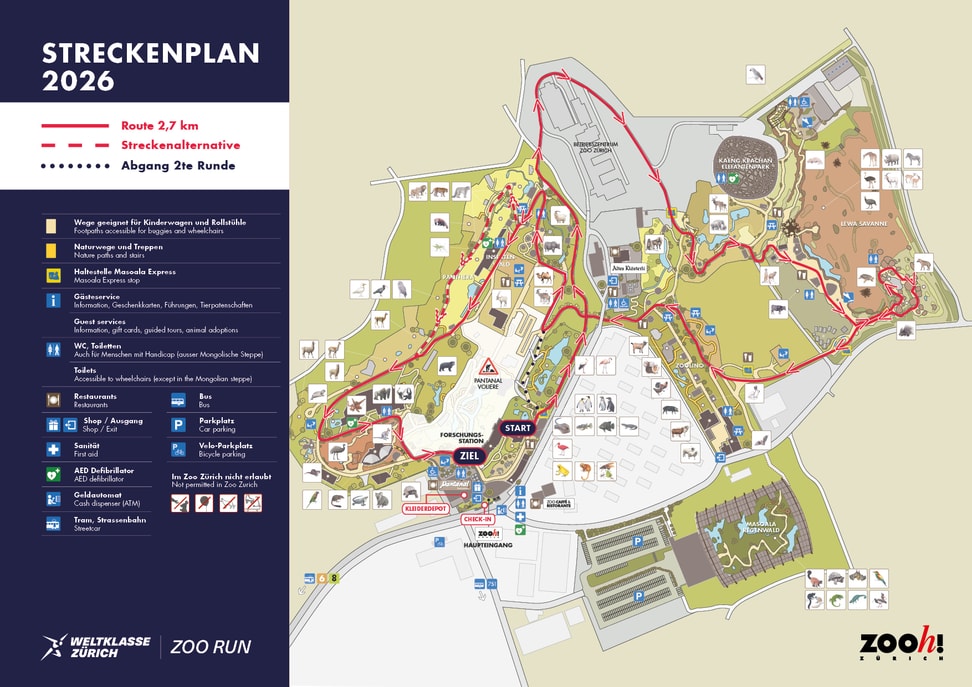 Weltklasse Zürich Zoo Run 2026 | Zoo Zürich