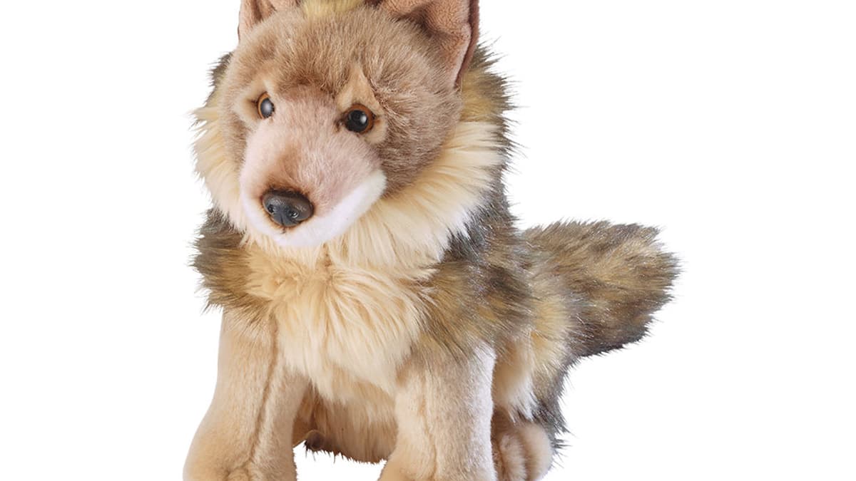Plush toy wolf 29 cm from PETJES | Zoo Zürich